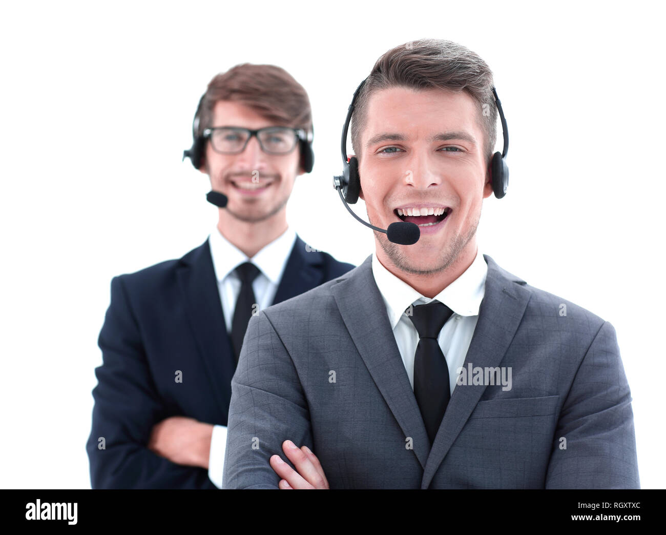 Operators stand hi-res stock photography and images - Alamy