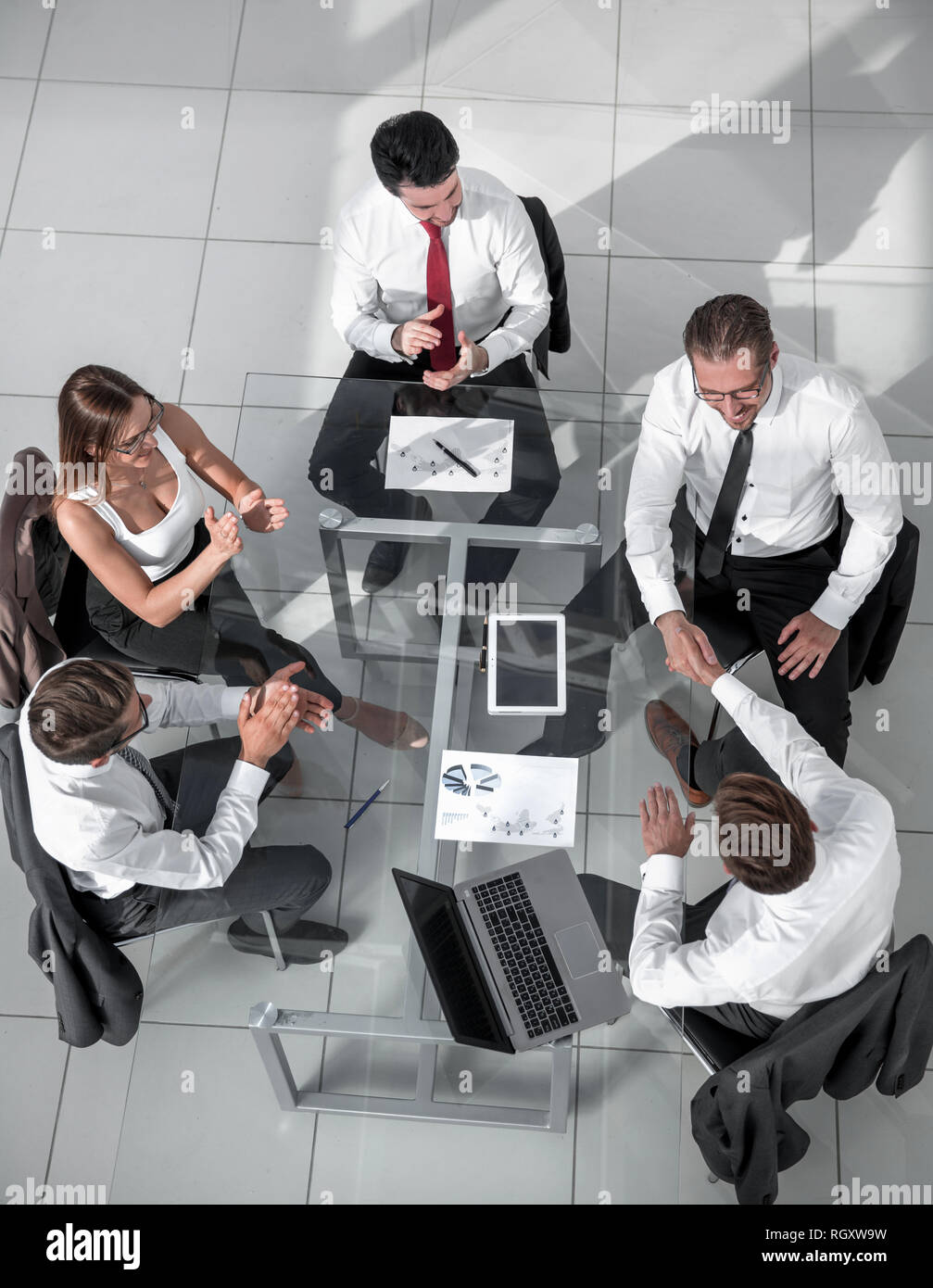 Business Team Discussion Meeting Planning Concept Stock Photo - Alamy