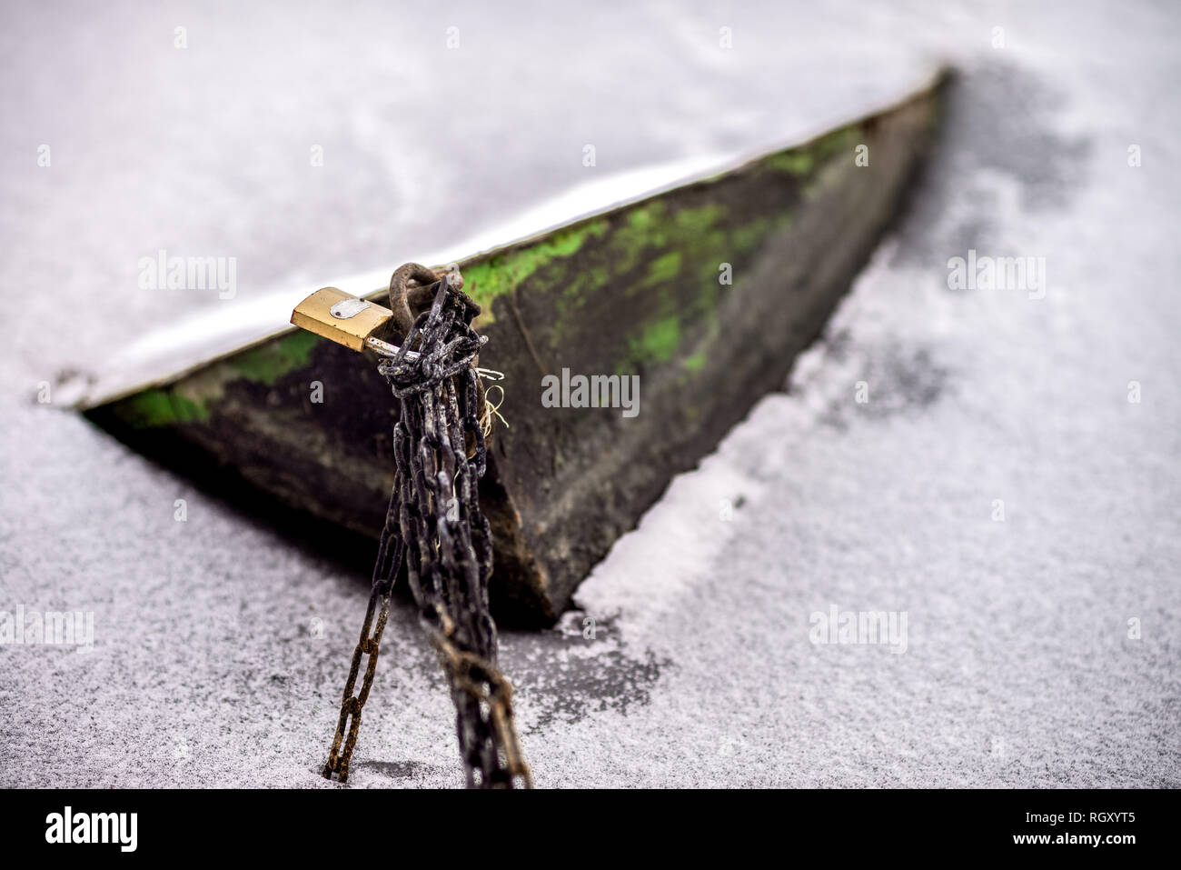 Frozen boat hi-res stock photography and images - Alamy