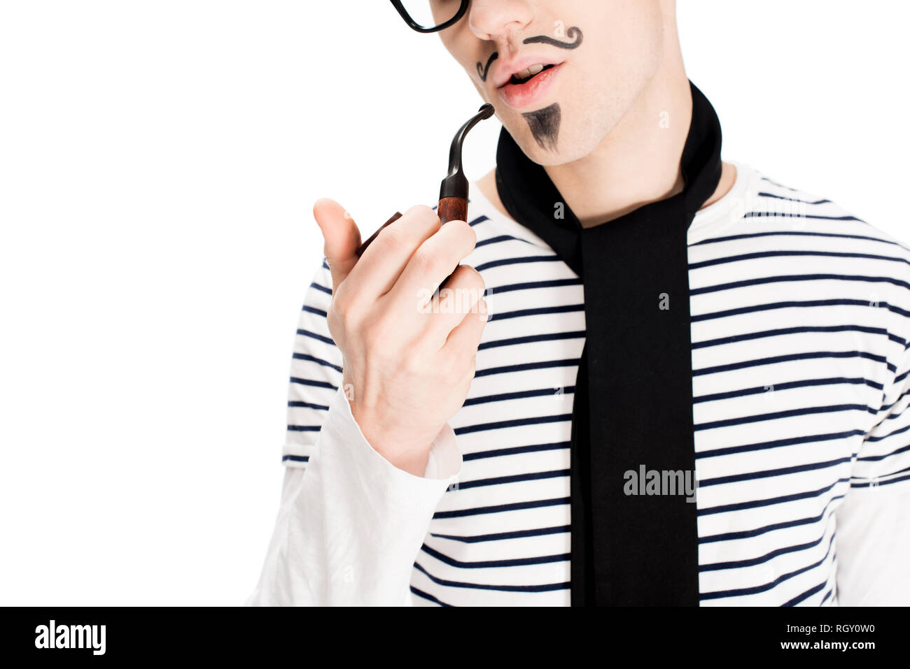 French man smoking hi-res stock photography and images - Alamy