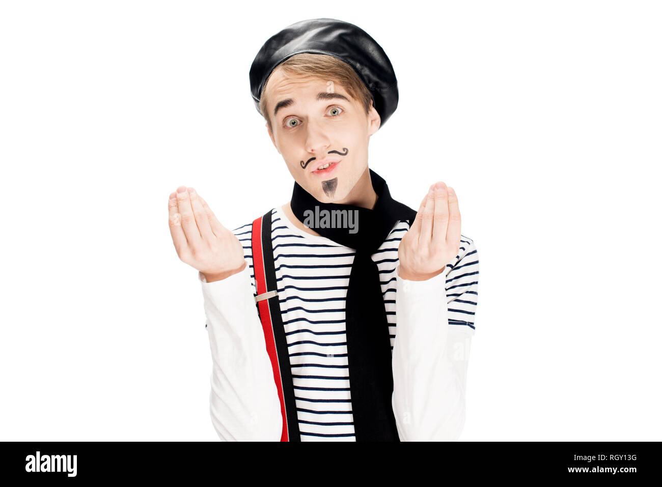 French man wearing beret hi-res stock photography and images - Alamy