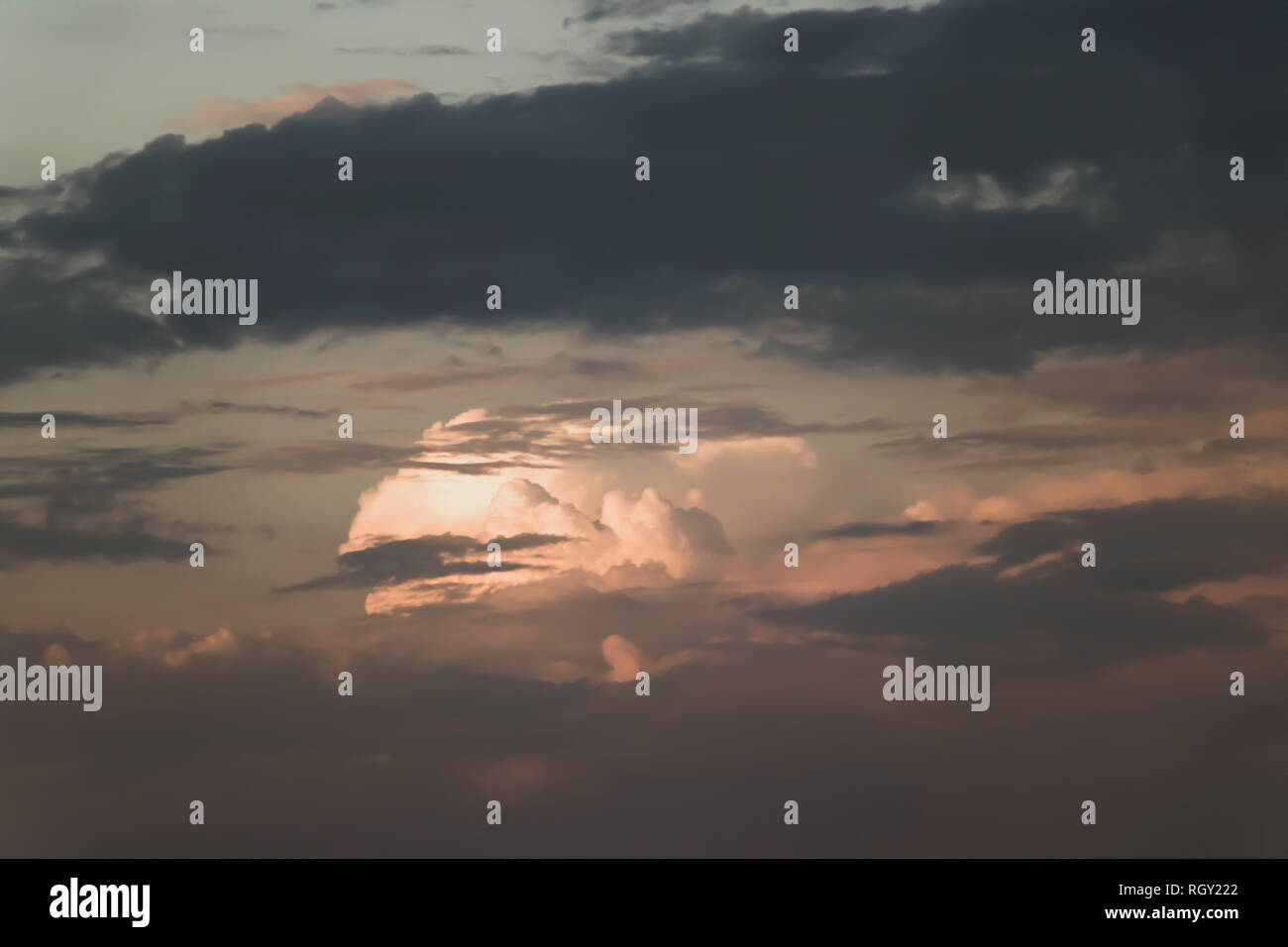 Up high in the clouds scene Stock Photo - Alamy