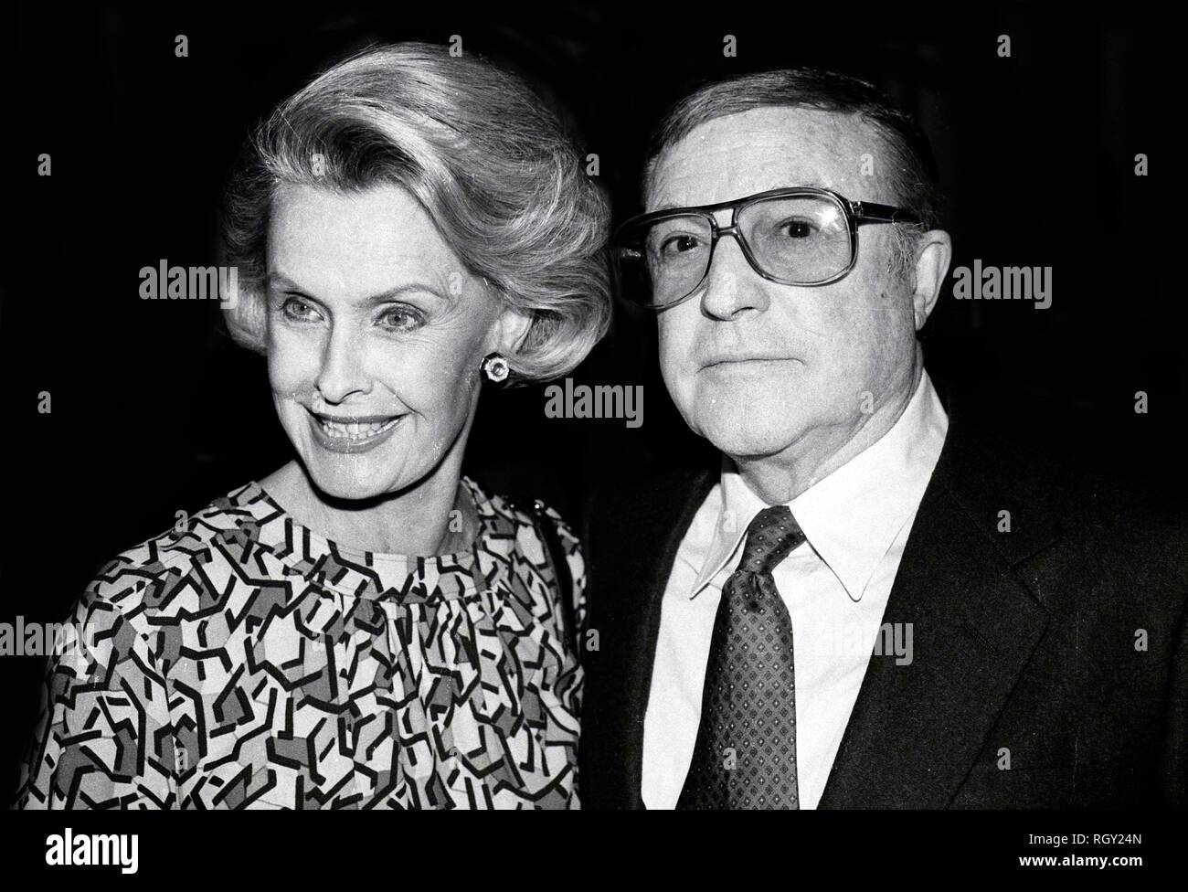 Dina Merrill, Gene Kelly 1978 Photo By Adam Scull/PHOTOlink/MediaPunch ...