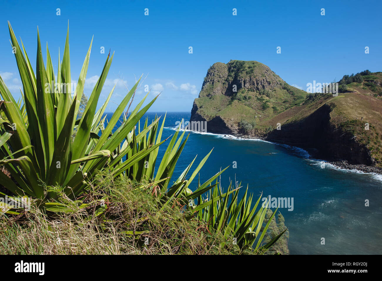 Kahakuloa Head in West Maui Stock Photo - Alamy