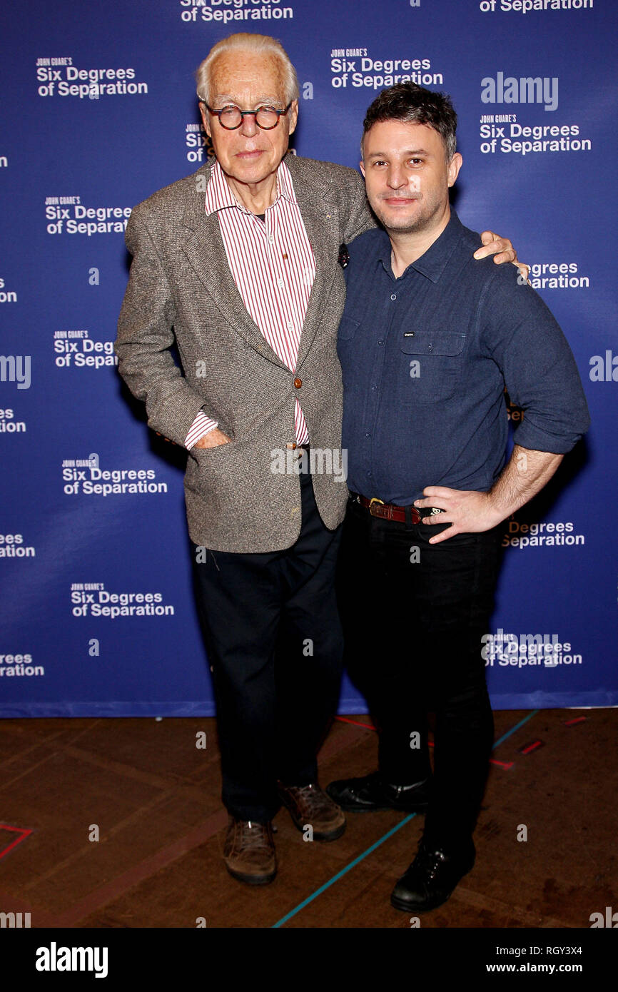 New York, USA. 01 Mar, 2017. Cast member, John Guare, director, Trip ...