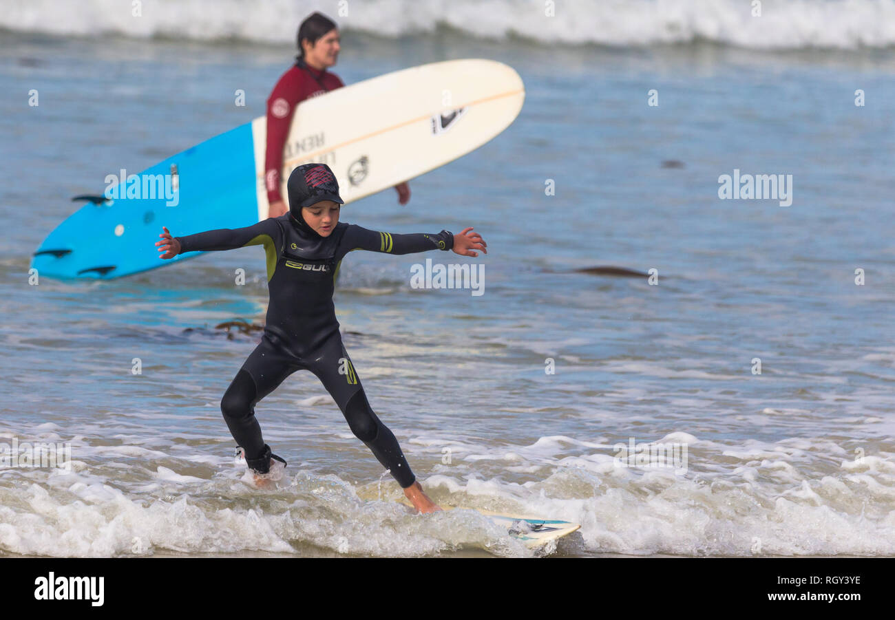 Child surfing south africa hi-res stock photography and images - Alamy