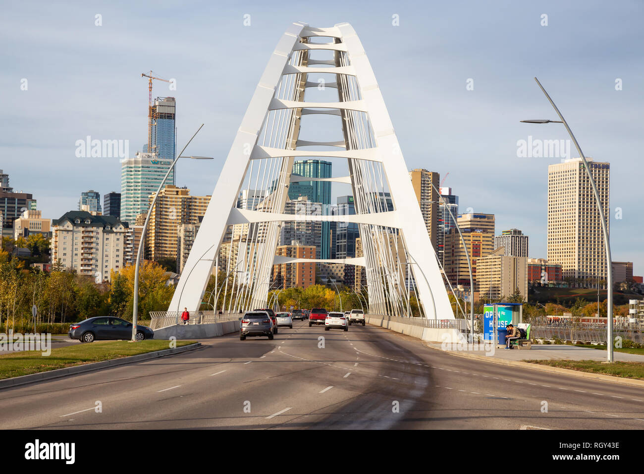 Walterdale bridge hi-res stock photography and images - Alamy