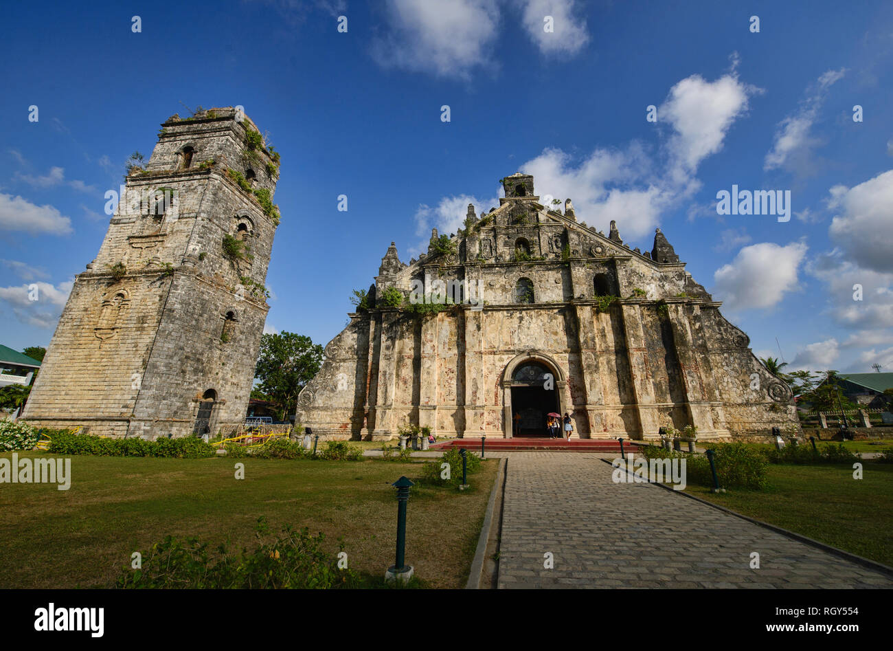 Paoay church hi-res stock photography and images - Alamy