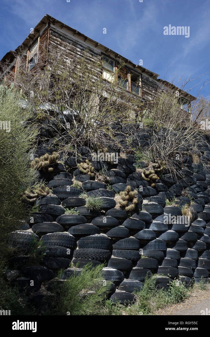 House Built With Old Tires