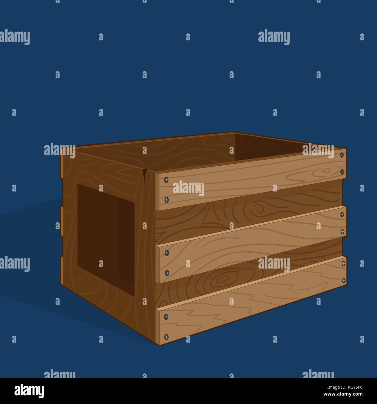 Raw wooden pallet Stock Vector Images - Alamy