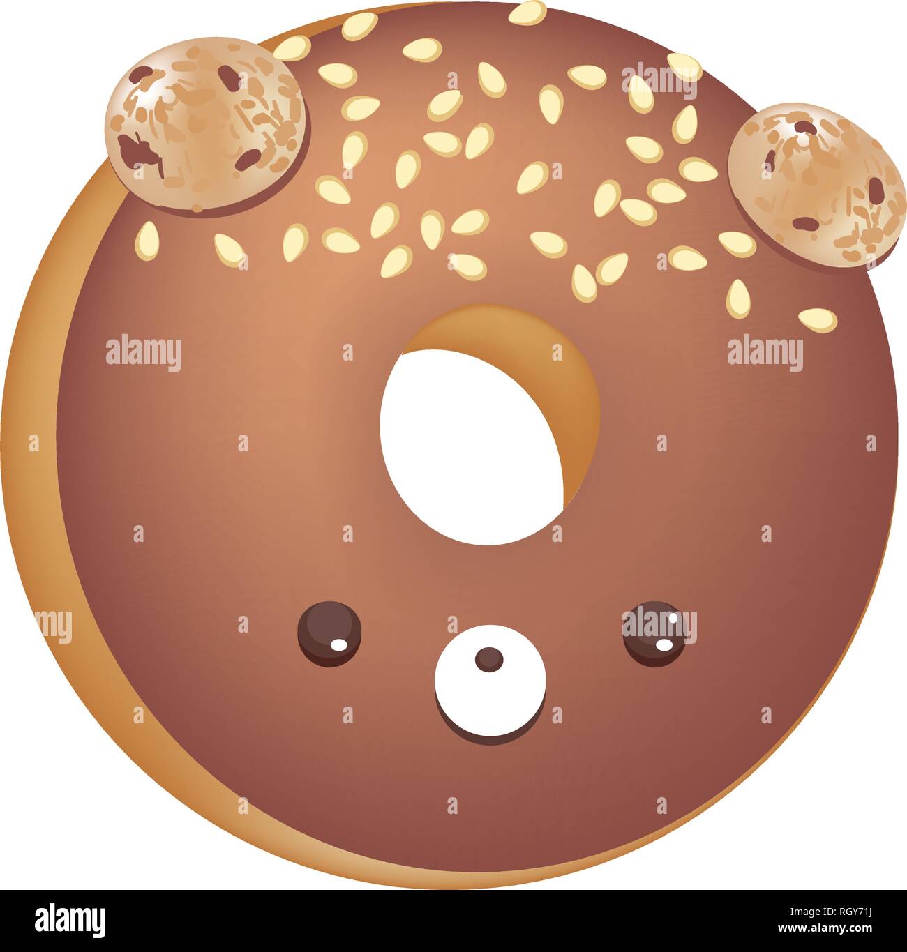 Letter donut font doughnut alphabet hi-res stock photography and images ...