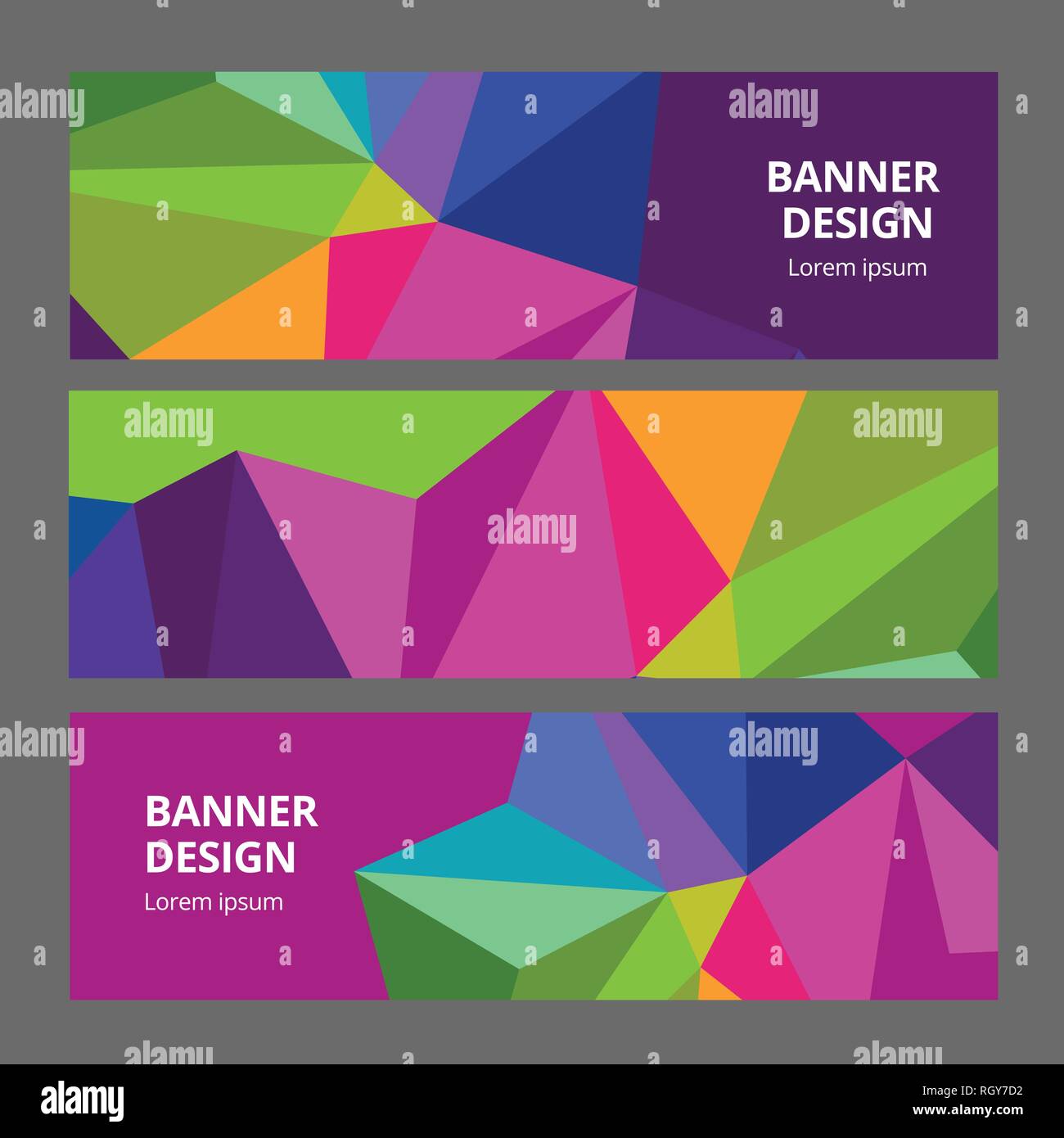 Abstract Modern Banner Background Design Vector Template Stock Vector ...