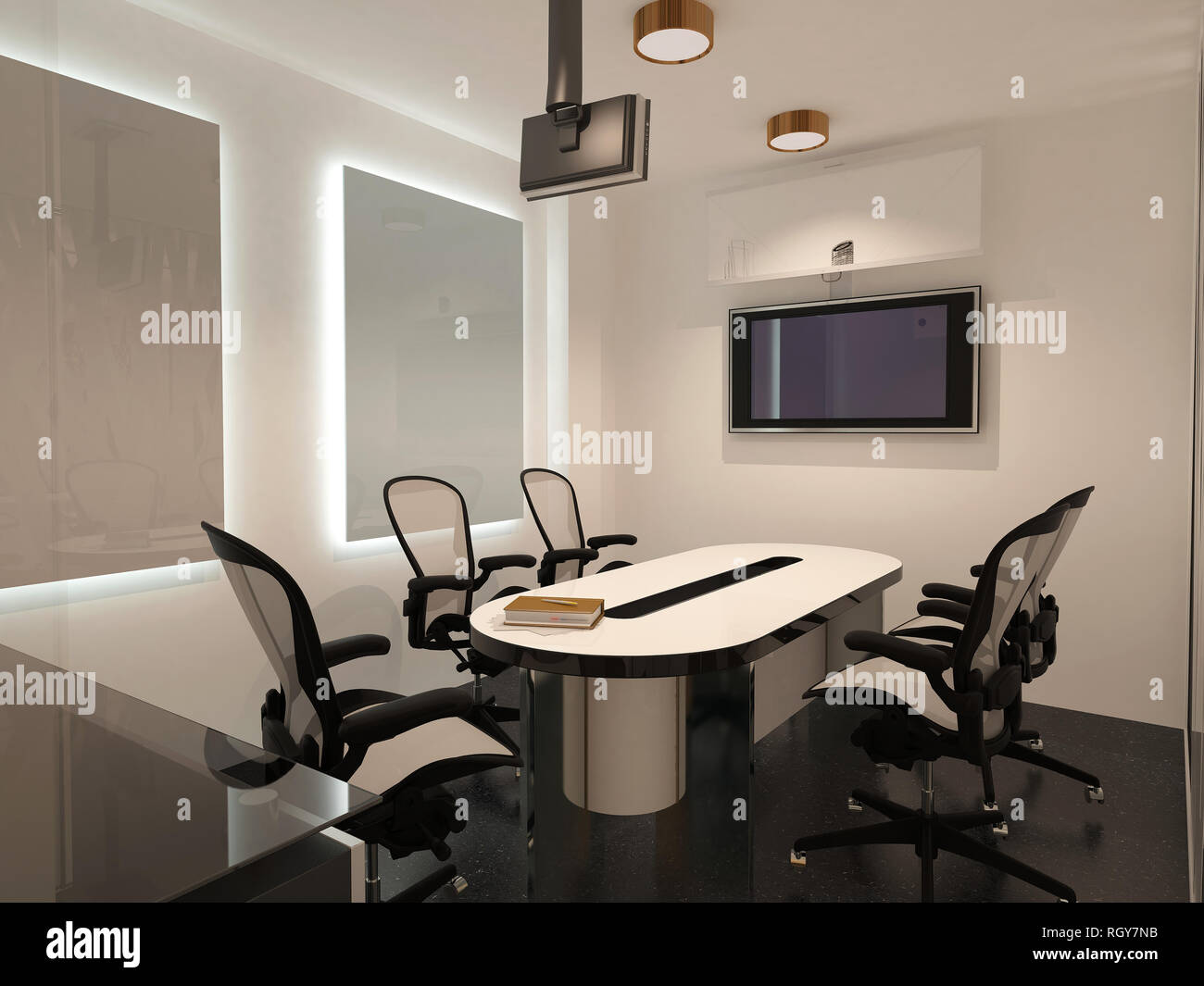3d rendering of office premises Stock Photo - Alamy