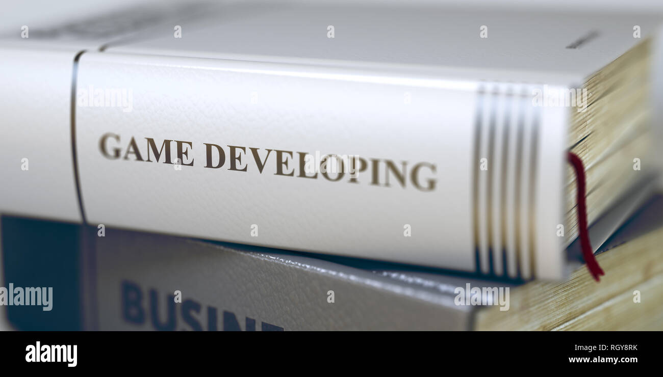 Business Book Title - Game Developing. 3d Rendering Stock Photo - Alamy