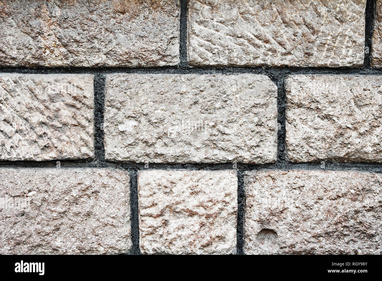 texture of stone bricks wall ready for your architectural design Stock ...