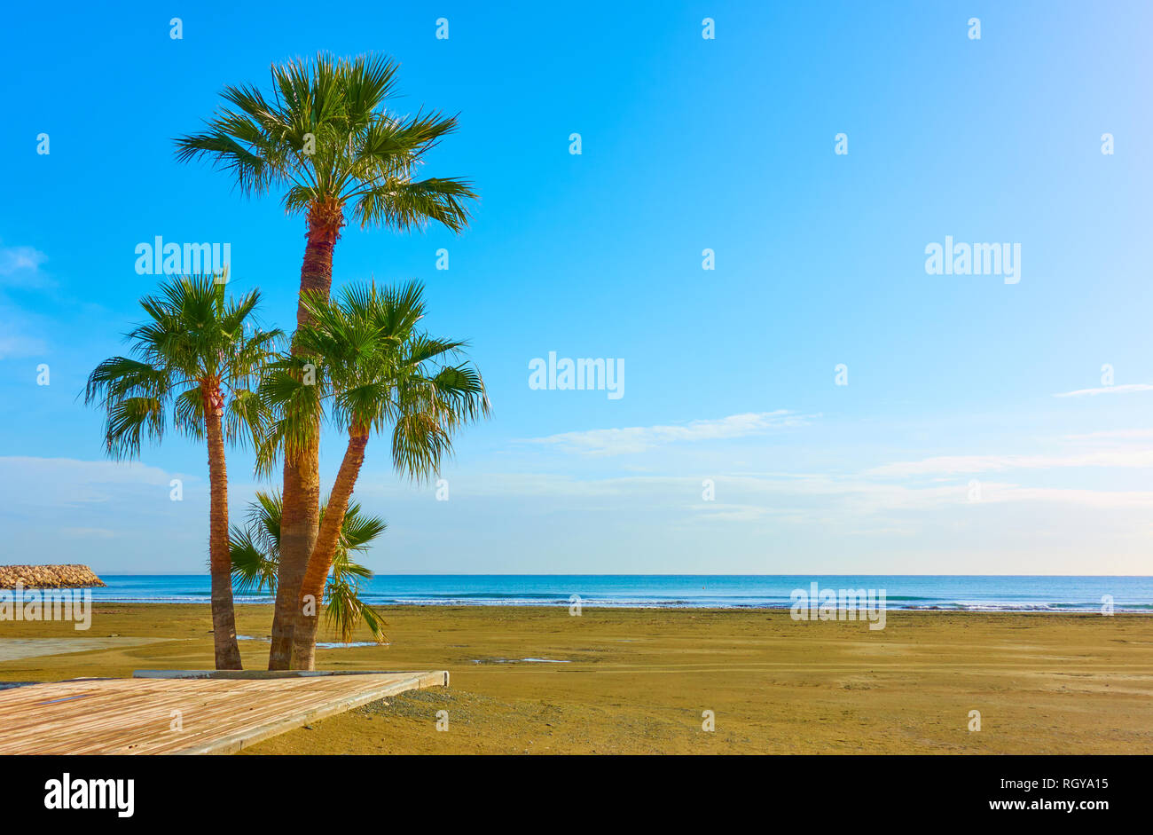 Sandy beach cyprus hi-res stock photography and images - Alamy