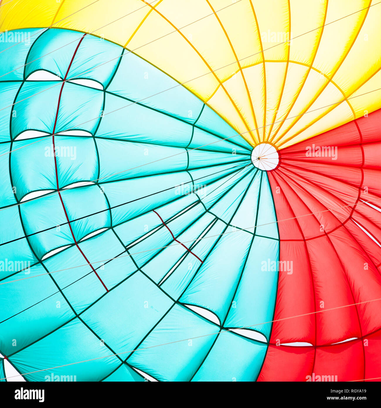 Parachute canopy - Abstract multicolour composition Stock Photo - Alamy
