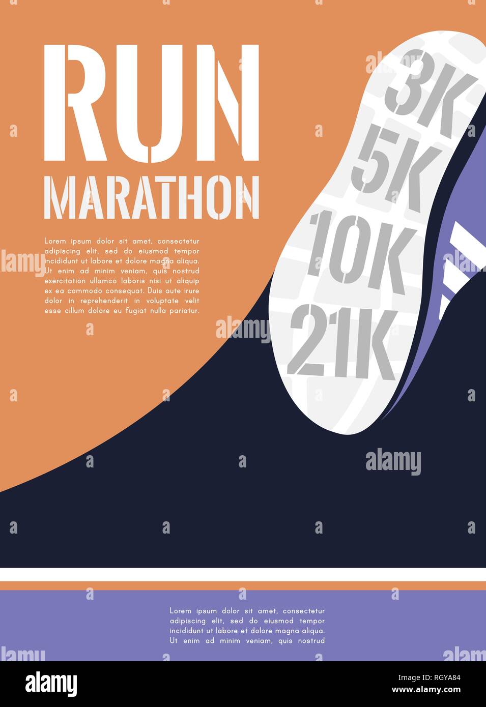 Track runner closeup Stock Vector Images - Alamy