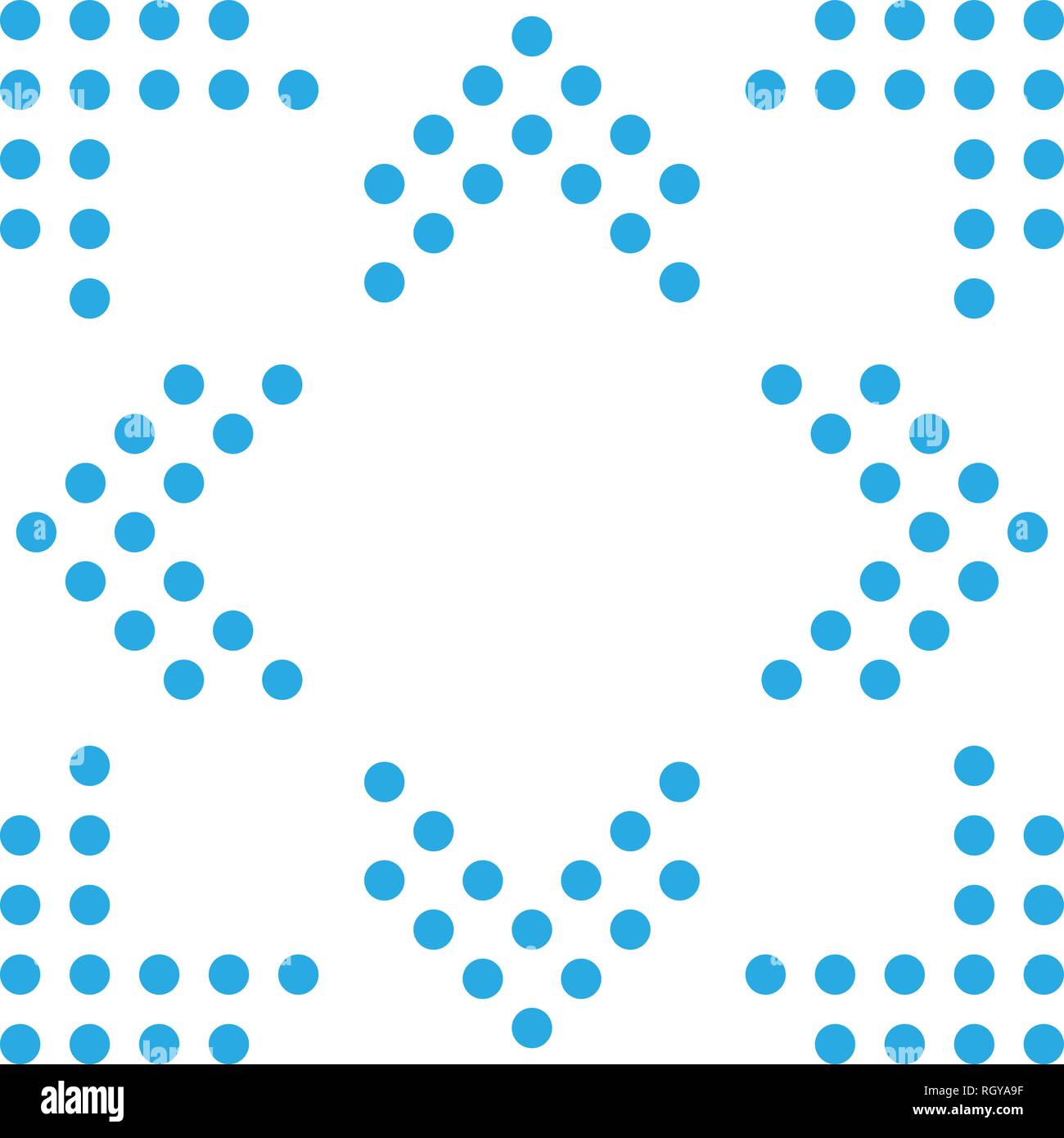 Blue double arrows in 8/eight different directions. Vector illustration ...