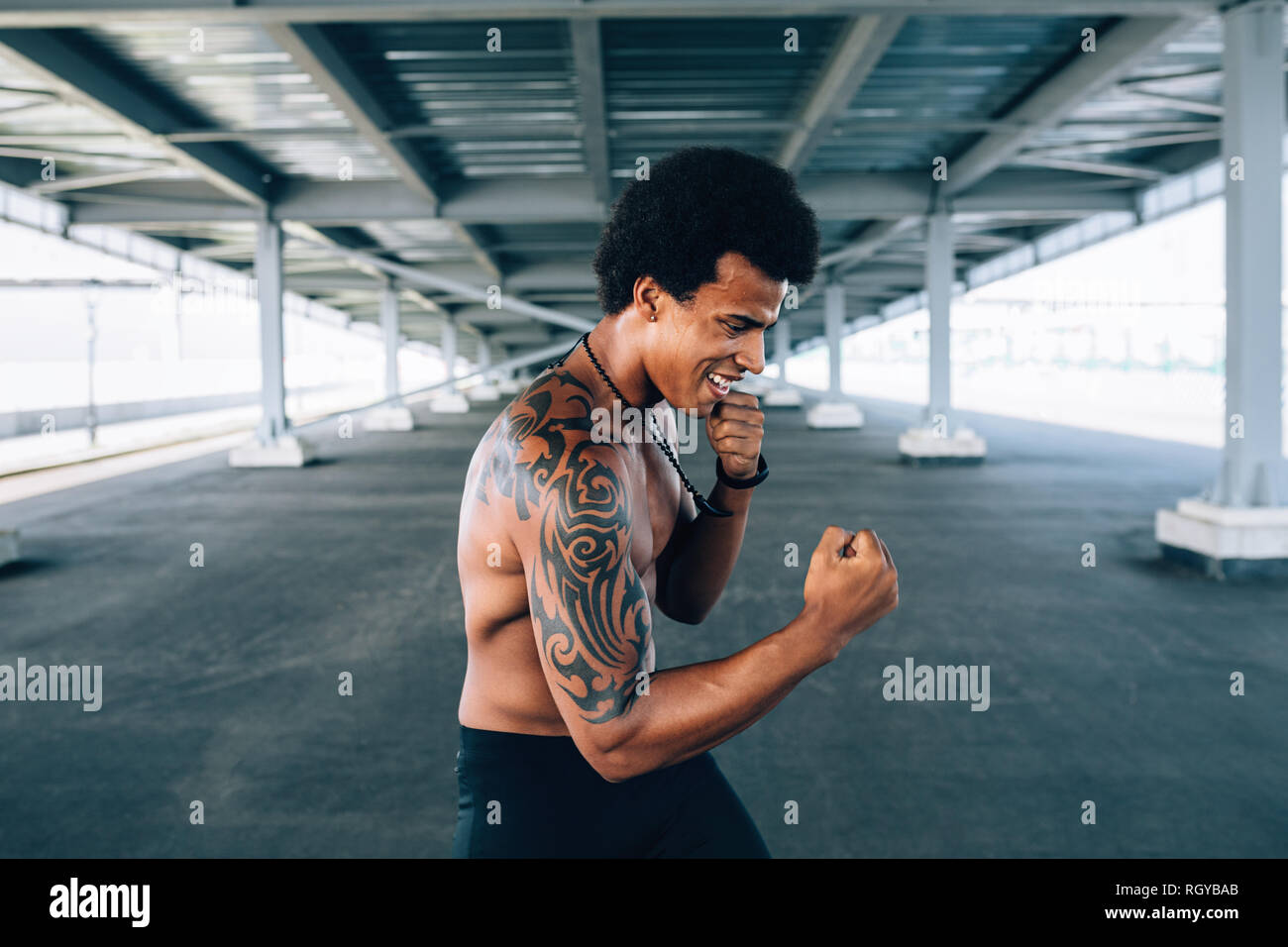 Shadow boxing hi-res stock photography and images - Alamy