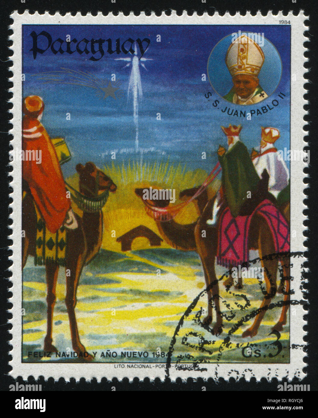 Three kings postage stamp hi-res stock photography and images - Alamy
