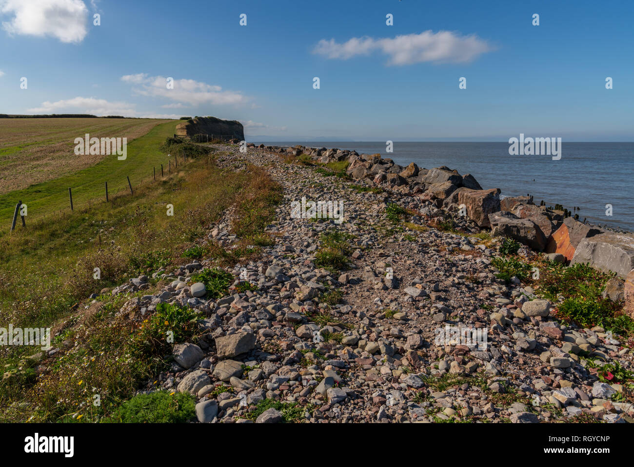 Lilstock beach on somerset coast hi-res stock photography and images ...