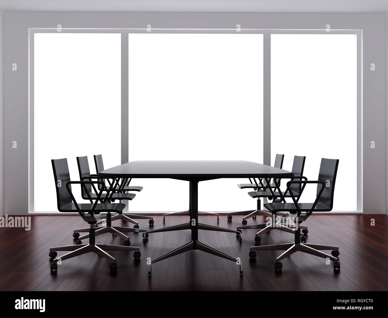 High resolution image interior. 3d illustration modern interior. Office ...