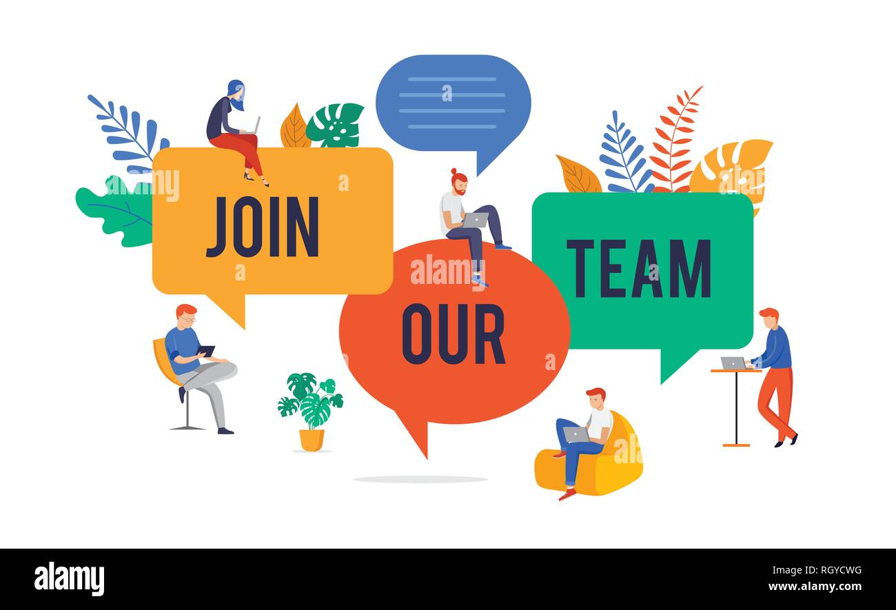 Join our team Stock Vector Images - Alamy