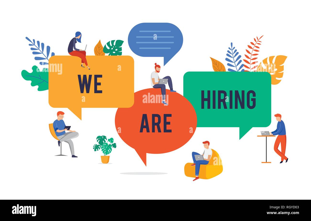 Join our team, we are hiring image, concept vector illustration of a ...