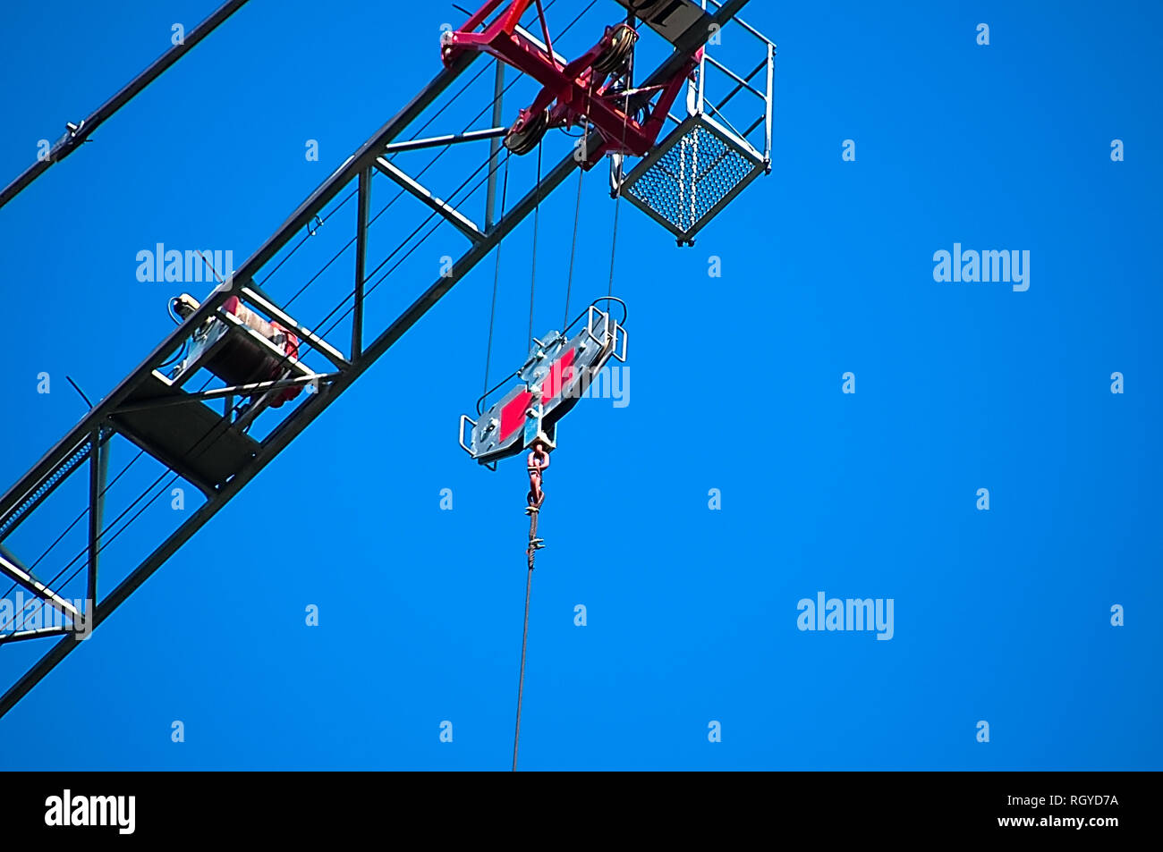 The automatic mechanism for building of houses. High resolution image ...