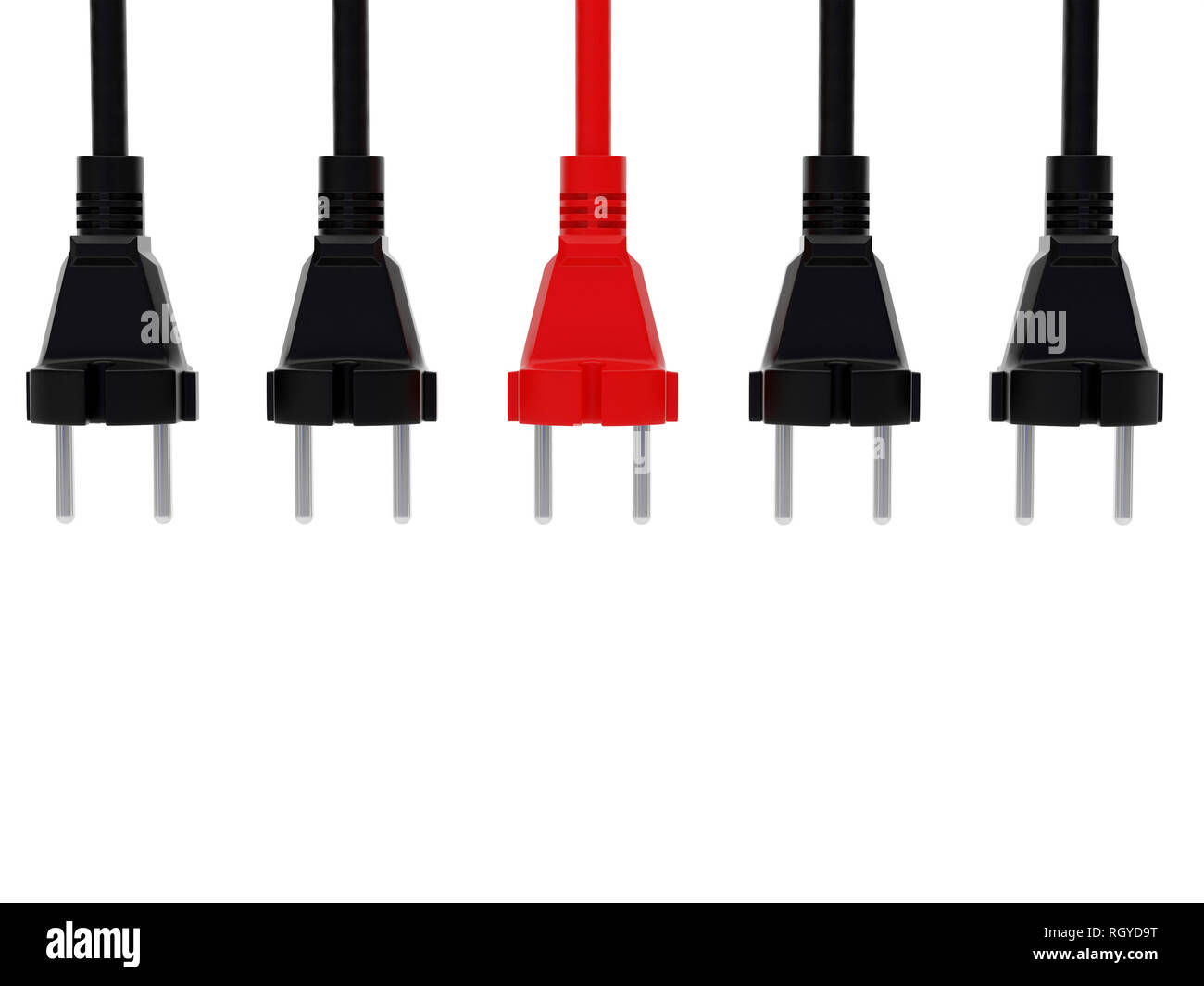 High resolution image. Power Plug - close up on power cord Stock Photo ...