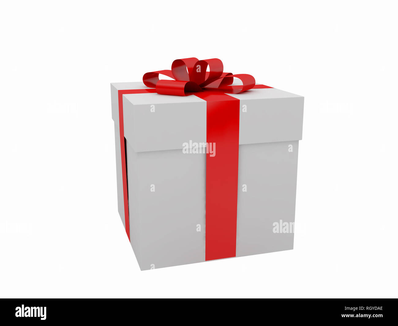 High resolution image. 3d illustration. Gift for a holiday Stock Photo ...