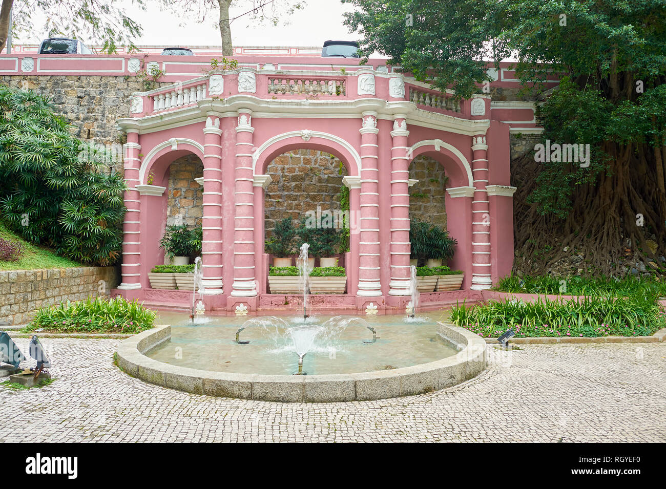 MACAO, CHINA - CIRCA FEBRUARY, 2016: Macao urban landscape at daytime ...