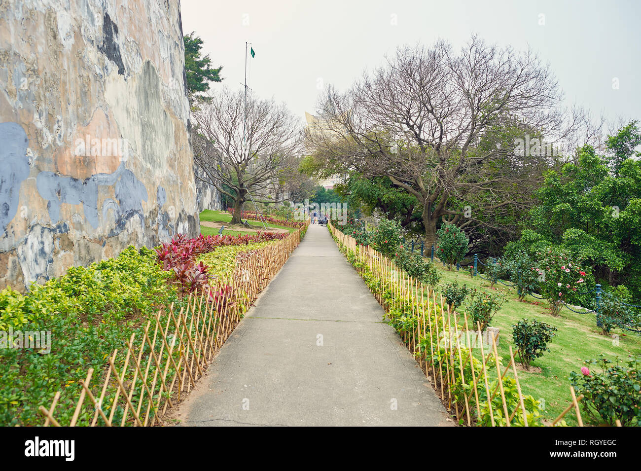 MACAO, CHINA - CIRCA FEBRUARY, 2016: Macao urban landscape at daytime ...