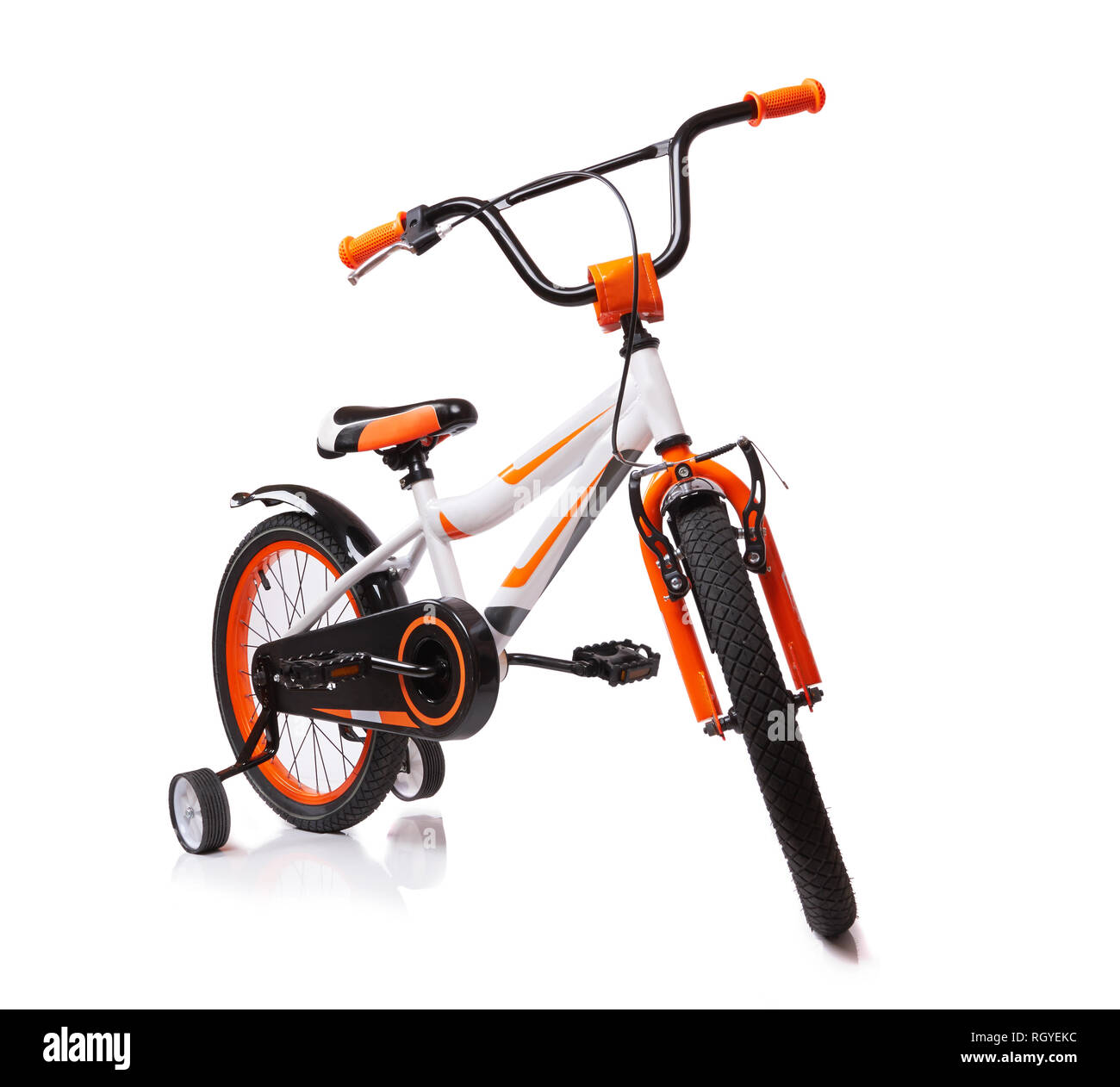 bicycle for children isolated on white background Stock Photo - Alamy