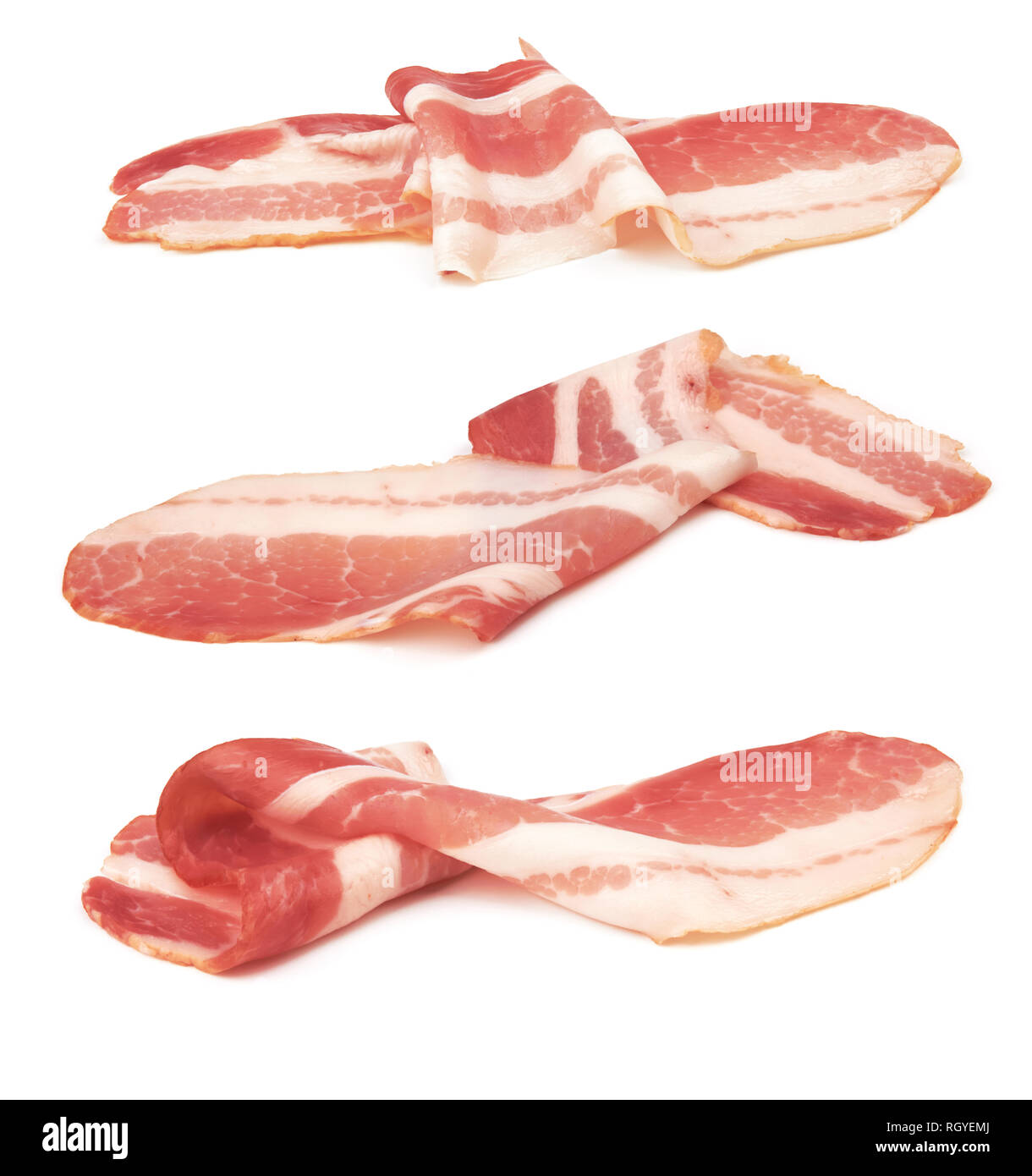 Layers of bacon Cut Out Stock Images & Pictures - Alamy