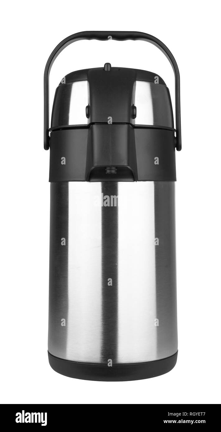 Thermo flask isolated on a white background Stock Photo - Alamy