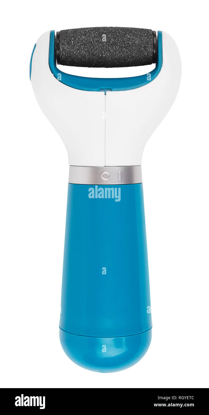 Electric roller nail file to remove rough skin Stock Photo - Alamy