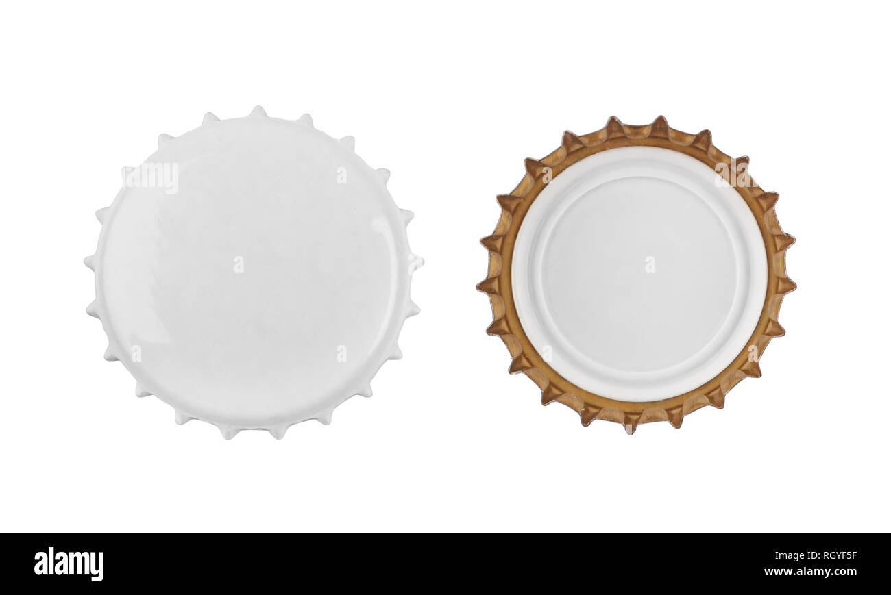 Stopper from a bottle beer isolated on a white background Stock Photo ...