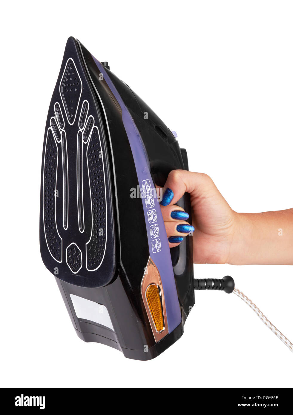 Hand holding iron hi-res stock photography and images - Alamy