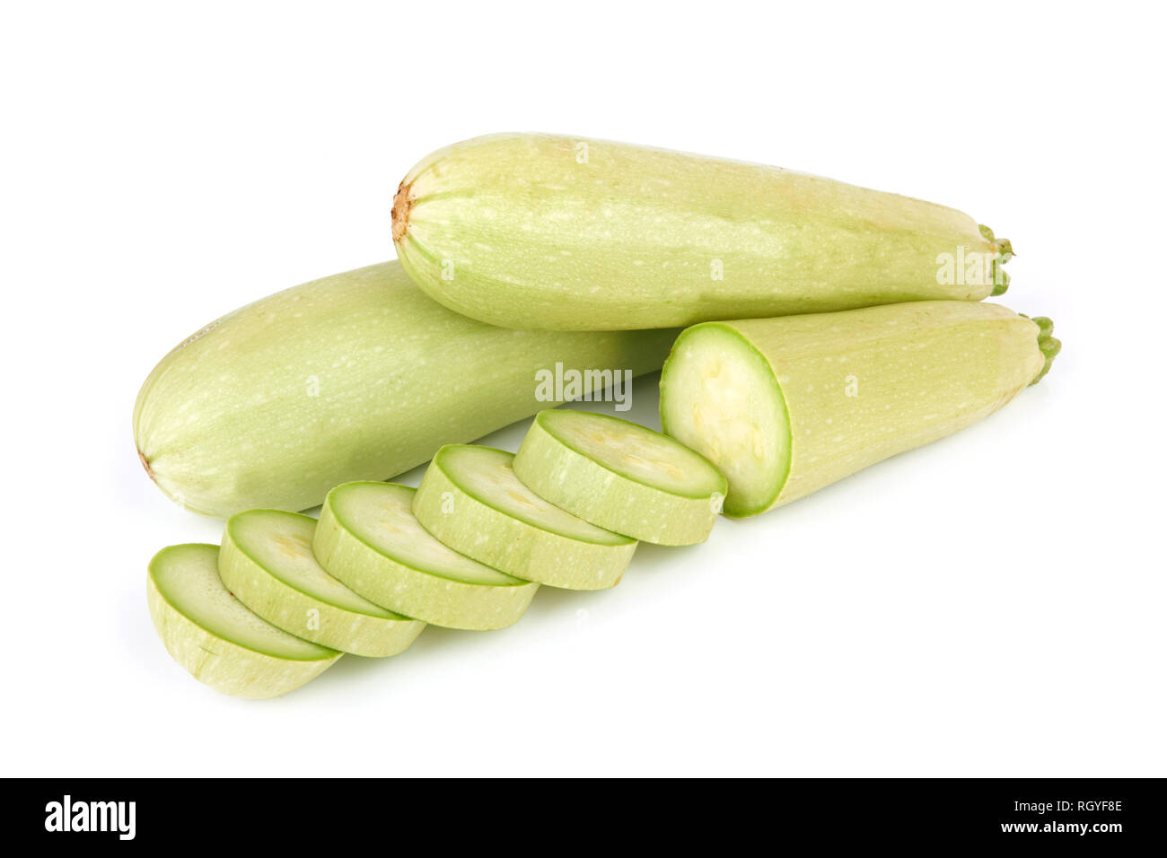 Fresh vegetable marrow isolated on white background Stock Photo - Alamy