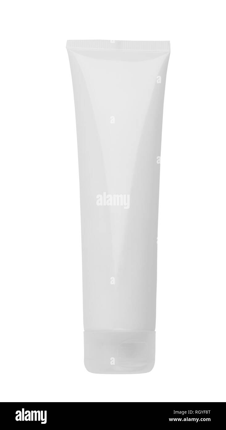 A tube of toothpaste, cream or gel isolated on white background Stock ...