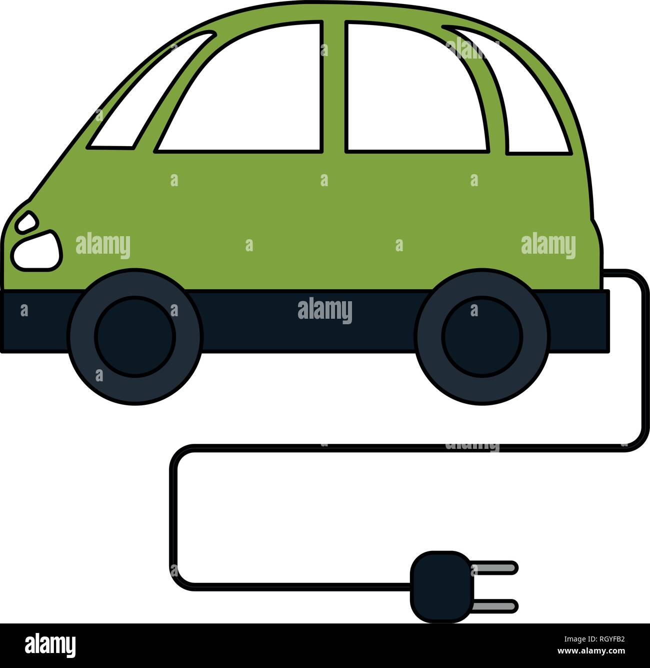 Car wire Stock Vector Images - Alamy