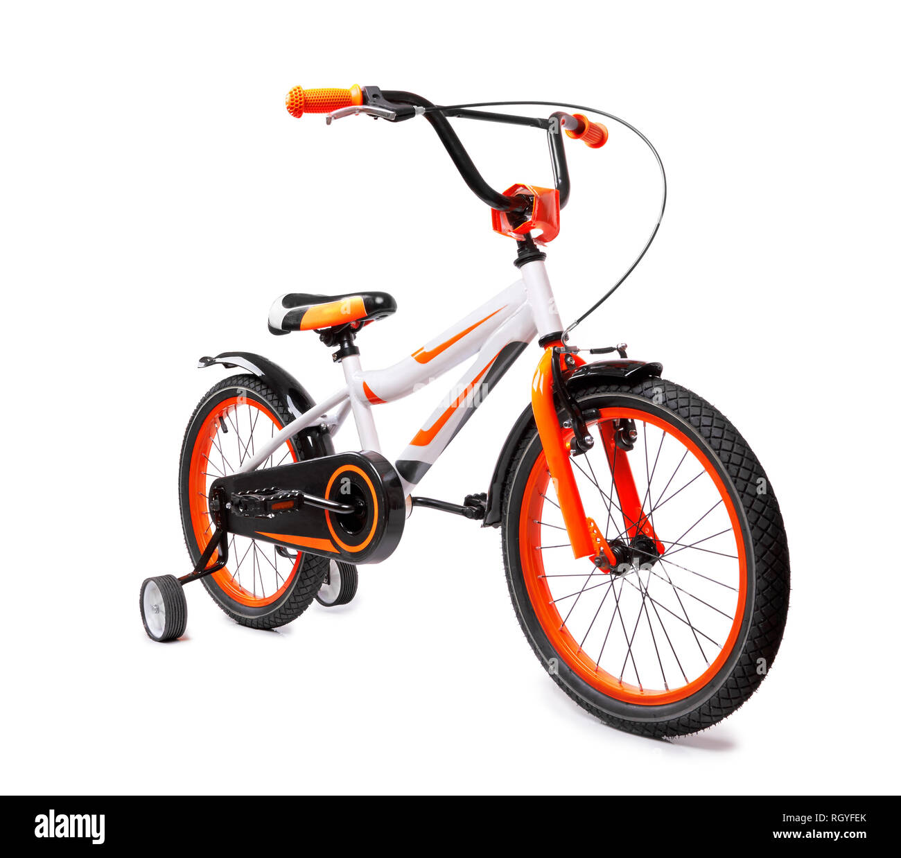 bicycle for children isolated on white background Stock Photo - Alamy