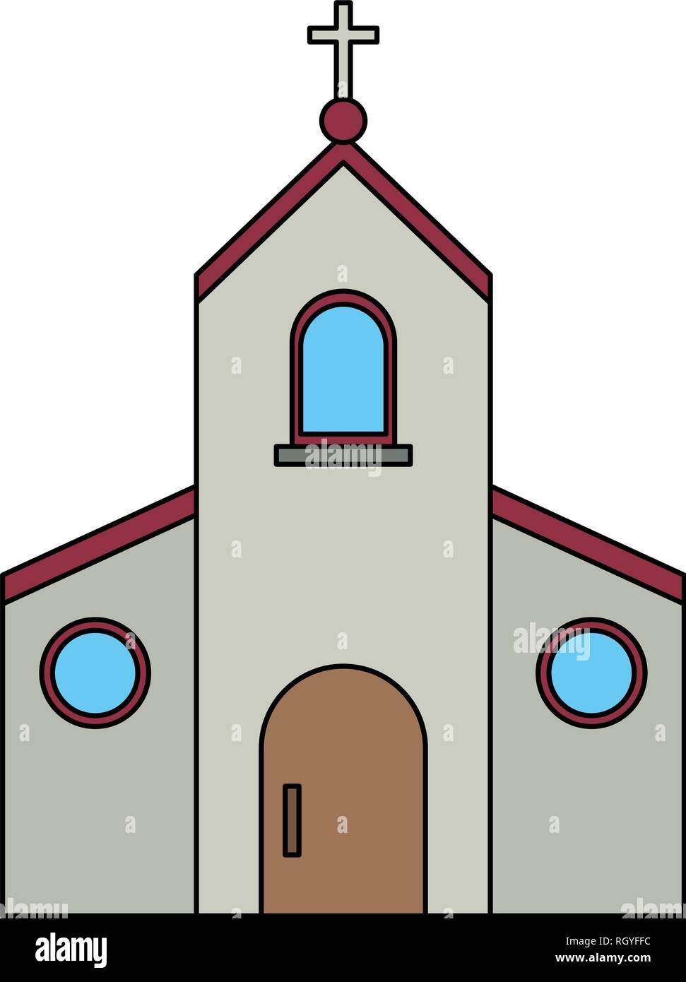 Jesus christ altar cathedral Stock Vector Images - Alamy