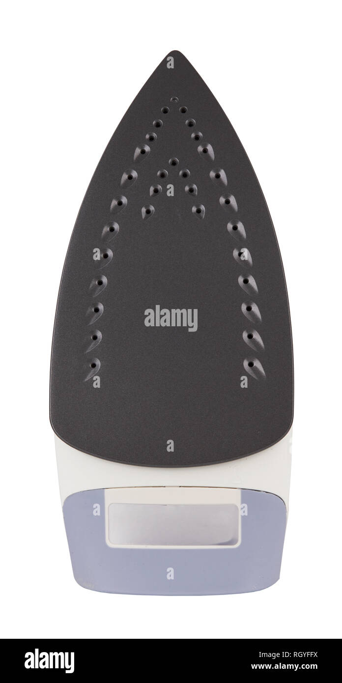 New iron isolated on a white background Stock Photo - Alamy