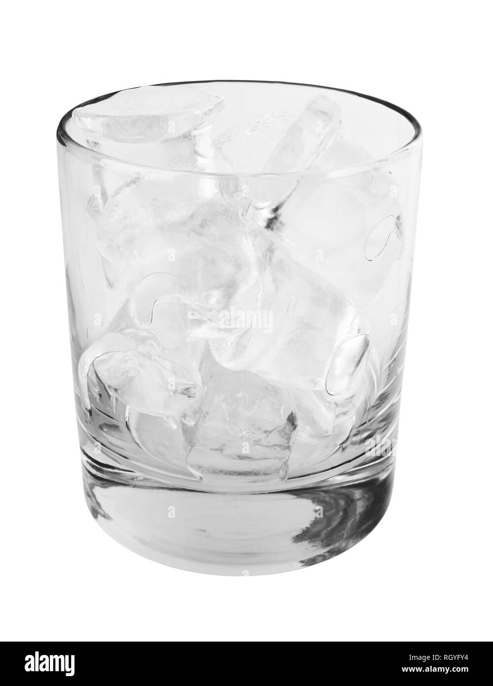 Glass brandy ice on Black and White Stock Photos & Images - Alamy