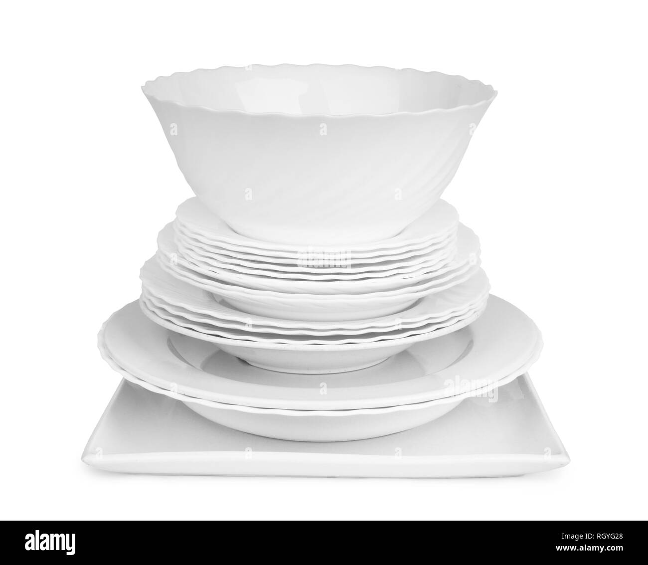 Food piled on plate Black and White Stock Photos & Images - Alamy