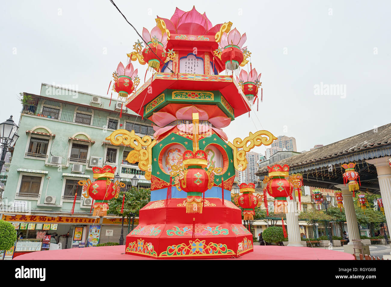 MACAO, CHINA - CIRCA FEBRUARY, 2016: Macao urban landscape at daytime ...