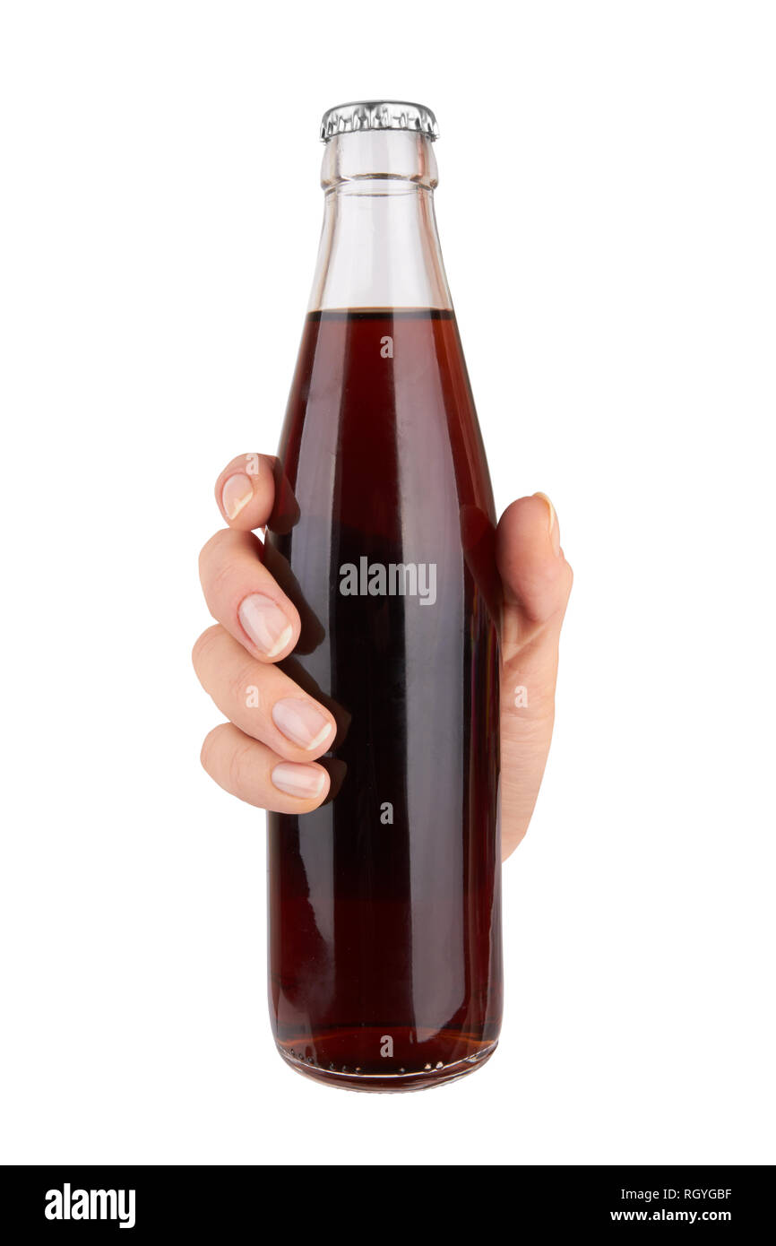 blank soda bottle isolated on a white background Stock Photo - Alamy